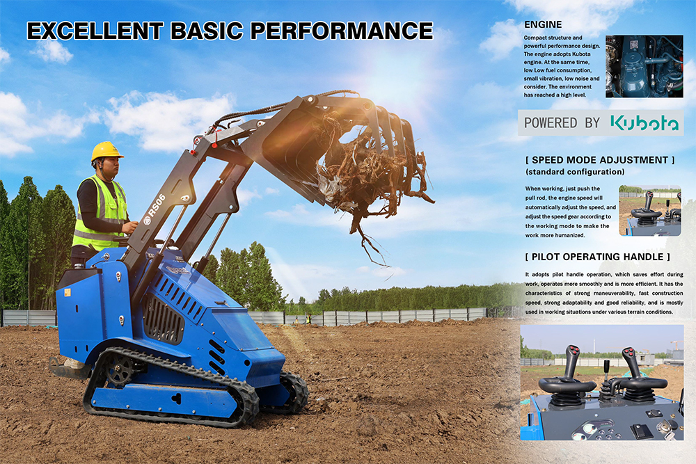 Rippa RS06 skid loader - Kubota power and efficient choice for multiple ...